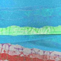 China Soft Jacquard Recycled Polyester Double Knit Fabric For Comfortable Stylish Wear for sale
