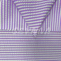 China Soft Jacquard Double Knit Fabric 240gsm Weight Summer/Autumn Style Density Roll Packed In Poly Bag for sale