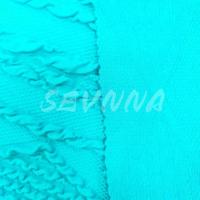 China 420GSM Customized Recycled Polyester Spandex Activewear Knit Fabric for sale