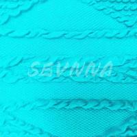 China 420GSM Customized Recycled Polyester Spandex Activewear Knit Fabric for sale