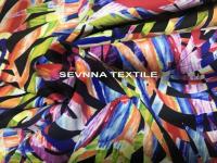 China Full - Dull Warp Knitting Polyester Spandex Blend Fabric For Bikini Fabrics for sale