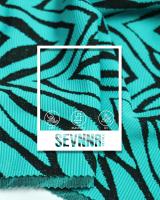 China 345gsm 60%Nylon + 26% Polyester + 14%Spandex Stripe Recycled Nylon Fabric KN-502 for sale