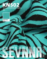 China 345gsm 60%Nylon + 26% Polyester + 14%Spandex Stripe Recycled Nylon Fabric KN-502 for sale