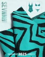 China 345gsm 60%Nylon + 26% Polyester + 14%Spandex Stripe Recycled Nylon Fabric KN-502 for sale