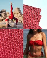 China 380gsm 49%Recycled Poly + 33% Nylon + 18%Spandex Recycled Polyester Fabric for Knit Circular for sale