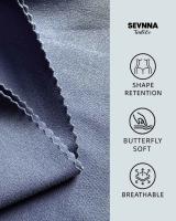 China 230gsm 77%Biobased Nylon + 23%Black Spandex Stripe Recycled Nylon Fabric SP7441 for sale