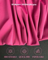 China 152cm Width Recycled Lycra Fabric In Plain Pattern For Environmentally-Friendly Apparel for sale