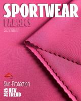 China 152cm Width Recycled Lycra Fabric In Plain Pattern For Environmentally-Friendly Apparel for sale