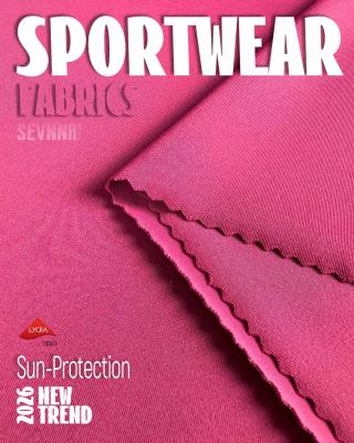 China 152cm Width Recycled Lycra Fabric In Plain Pattern For Environmentally-Friendly Apparel for sale