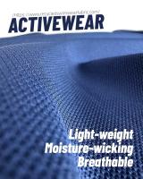 China 230gsm Polyester Spandex Fabric Color Fastness 2-5 Grade for Performance Clothing for sale