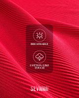 China Red 265-270gsm Athletic Style Activewear Knit Fabric for Clothing Business for sale