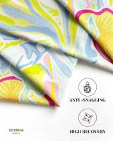 China 150gsm 70%Polyamide + 15%Metallised + 15%Spandex Stretch Leggings Fabric for Everyday Wear for sale