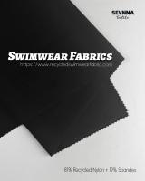 China 81%Recycled Nylon + 19%Spandex Textured Swim Fabric for Swimwear for sale