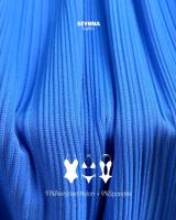 China Blue Swim Textured Fabrics For High-Performance And Fashionable Swimwear for sale