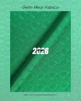 China High Shape Retention Textured Swim Fabric Alternatives 91% Recycled Polyester 9% Spandex With Guarantee for sale