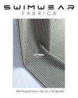 China 82% Recycled Nylon 5% Lurex 13% Spandex Swim Textured Fabrics Alternatives with High Chlorine Resistance for sale