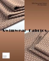 China 105cm Recycled Nylon Spandex Double Knit Fabric 360gsm for sale