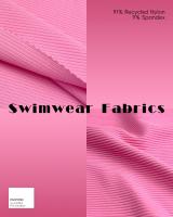 China Textured Swim Fabric 320gsm UPF 50+ Chlorine Resistant for sale