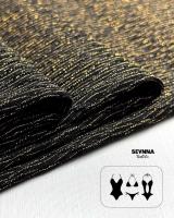 China Chlorine Resistant Eco Friendly Swimwear Fabric with 69% Recycled Nylon 20% Lurex and 11% Spandex for sale