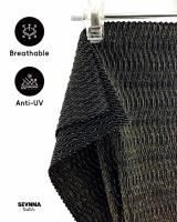 China Chlorine Resistant Eco Friendly Swimwear Fabric with 69% Recycled Nylon 20% Lurex and 11% Spandex for sale