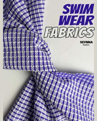 China Premium 200gsm Textured Swim Fabric with 120cm Width and Unique Textured Pattern for Swimwear for sale