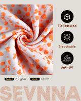 China Premium Textured Swim Fabric with UPF 50+ Sun Protection and 120cm Width for Swimwear Production for sale