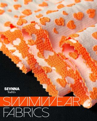 China Premium Textured Swim Fabric with UPF 50+ Sun Protection and 120cm Width for Swimwear Production for sale