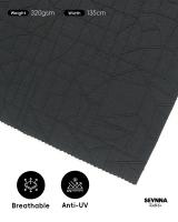 China 320gsm 92%Recycled Nylon + 8%Spandex Textured Swim Fabric RN-2401 for sale