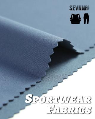 China 39%Nylon66 + 39%Nylon + 22%Black Spandex Sport Bra Fabric for Running/Yoga/Gym/Workout for sale