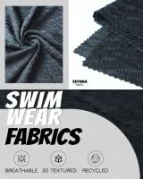 China 215gsm Sustainable Eco-friendly Recycled Swimwear Fabric for Durable Swimwear for sale