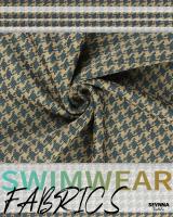 China Quick Drying Textured Swim Fabric with 370gsm Weight and 135cm Width for High-Performance Swimwear for sale