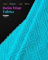 China UPF 50+ Textured Swim Fabric with High Chlorine Resistance and 93% Recycled Nylon for Durable Swimwear for sale