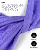 China 86% Recycled Nylon UPF 50+ 245gsm Textured Swim Fabric for High-Performance Swimwear and Athletic Apparel for sale
