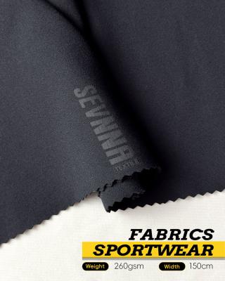 China 260gsm Yoga Wear Fabric with Stretching Anti Odor and Recycled Polyester Spandex for Activewear for sale