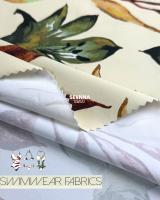China 86% Nylon 14% Spandex Recycled Swimwear Fabric 205gsm Unisex Sustainable Swimwear Material for Eco-Friendly Swimwear Collections for sale