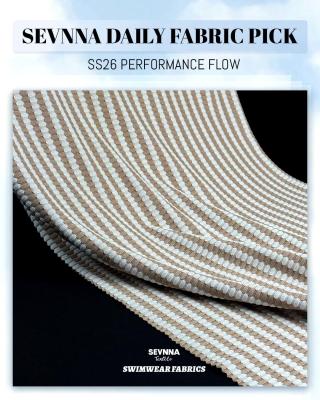 China Breathable Recycled Swimwear Fabric 320gsm Quick-Drying Sustainable Fabric for Swimwear Production for sale