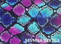 China Wefting Knitted Swimwear Knit Fabric , Sublimation Printing Swimwear Spandex Fabric for sale
