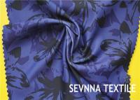 China Paper Print Warp Knitted Recycled Polyester Fabric 4 Way Stretch 180gsm for sale