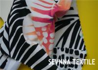 China Print Sublimation Printed Polyester Fabric , Interlock Knitting Brushed Poly Fabric for sale