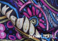 China Colorful Designs Recycled Polyester Fabric Digital Sublimated Semi Dull Graphic Pattern for sale