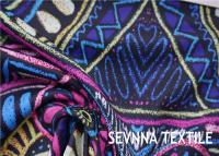China Colorful Designs Recycled Polyester Fabric Digital Sublimated Semi Dull Graphic Pattern for sale