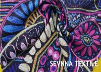 China Colorful Designs Recycled Polyester Fabric Digital Sublimated Semi Dull Graphic Pattern for sale