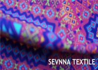 China Flat Screen Print Printed Polyester Spandex Fabric Double Knitted Luxe Design for sale