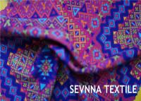 China Flat Screen Print Printed Polyester Spandex Fabric Double Knitted Luxe Design for sale