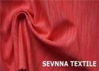 China Screen Printing Striped Double Knit Fabric Water Repellent 100% Polyester 150cm Width for sale