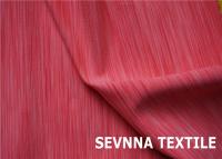 China Screen Printing Striped Double Knit Fabric Water Repellent 100% Polyester 150cm Width for sale
