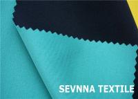 China Wrap Knitted Nylon Lycra Swim Fabric , Old School Athletics Moisture Lycra Fabric For Swimwear for sale
