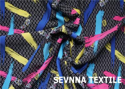 China High Color Nylon Lycra Swimwear Fabric Wicking Moisturing For Halter Tops for sale