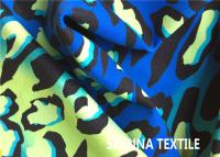 China Rotary Printing Recycled Polyester Fabric Semi Dull Shade With Good Stretch for sale