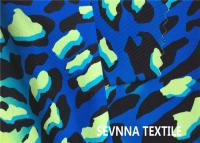 China Rotary Printing Recycled Polyester Fabric Semi Dull Shade With Good Stretch for sale